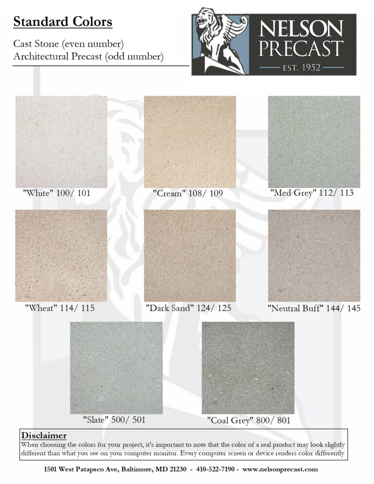 Color Textures – Nelson Precast